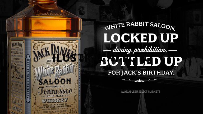 JACK DANIELS WHITE RABBIT SALOON 43%0,7l